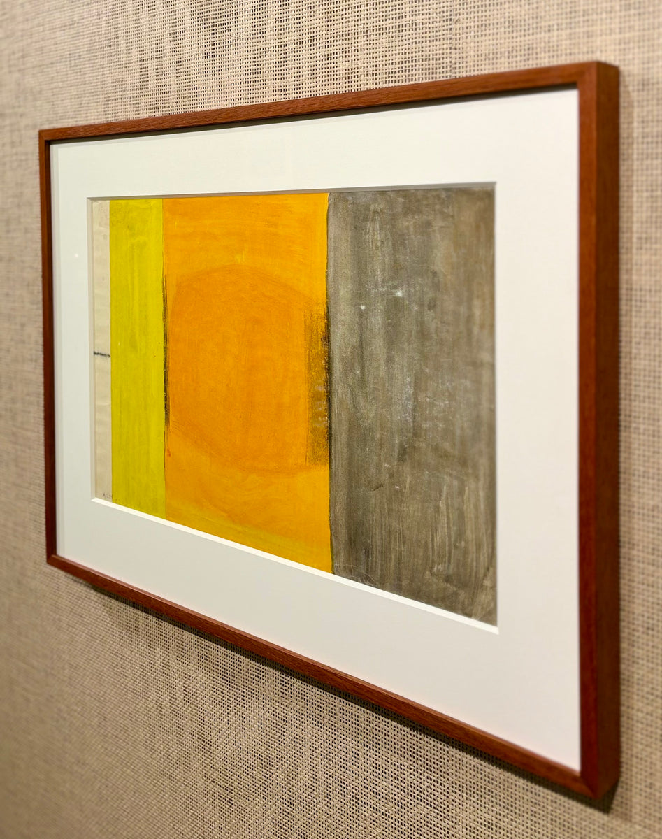 'Abstract Composition in Yellow, Orange and Grey' by Arne L. Hansen ...
