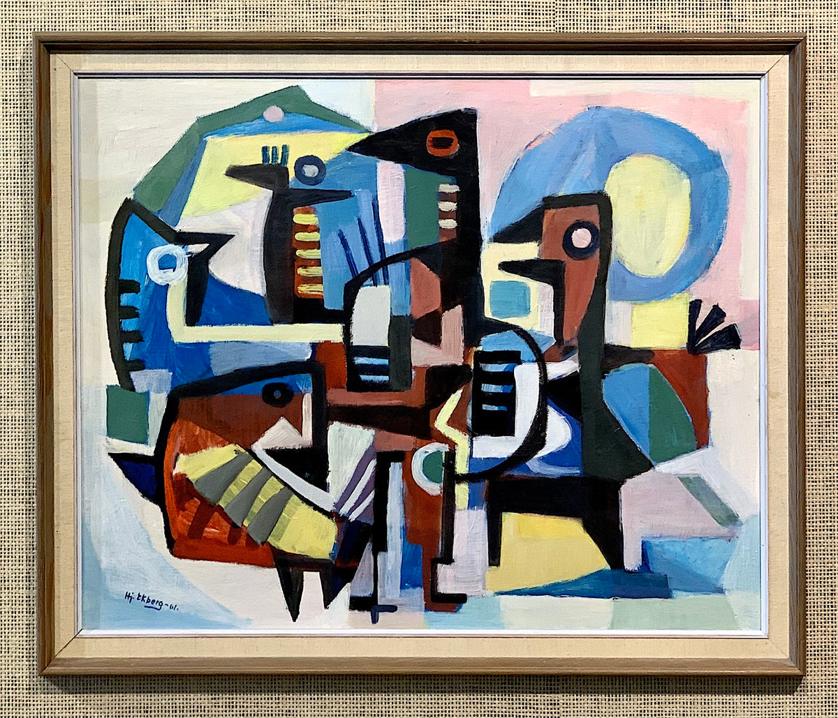 'Cubist Birds' by Hjalmar Ekberg – gallery midlandia