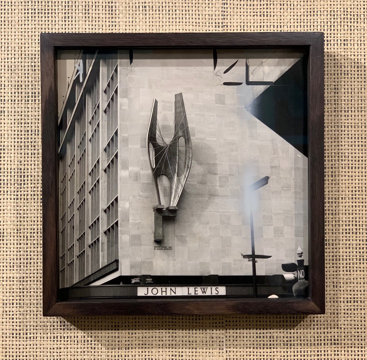 'Winged Figure Sculpture by Barbara Hepworth' - original vintage press ...