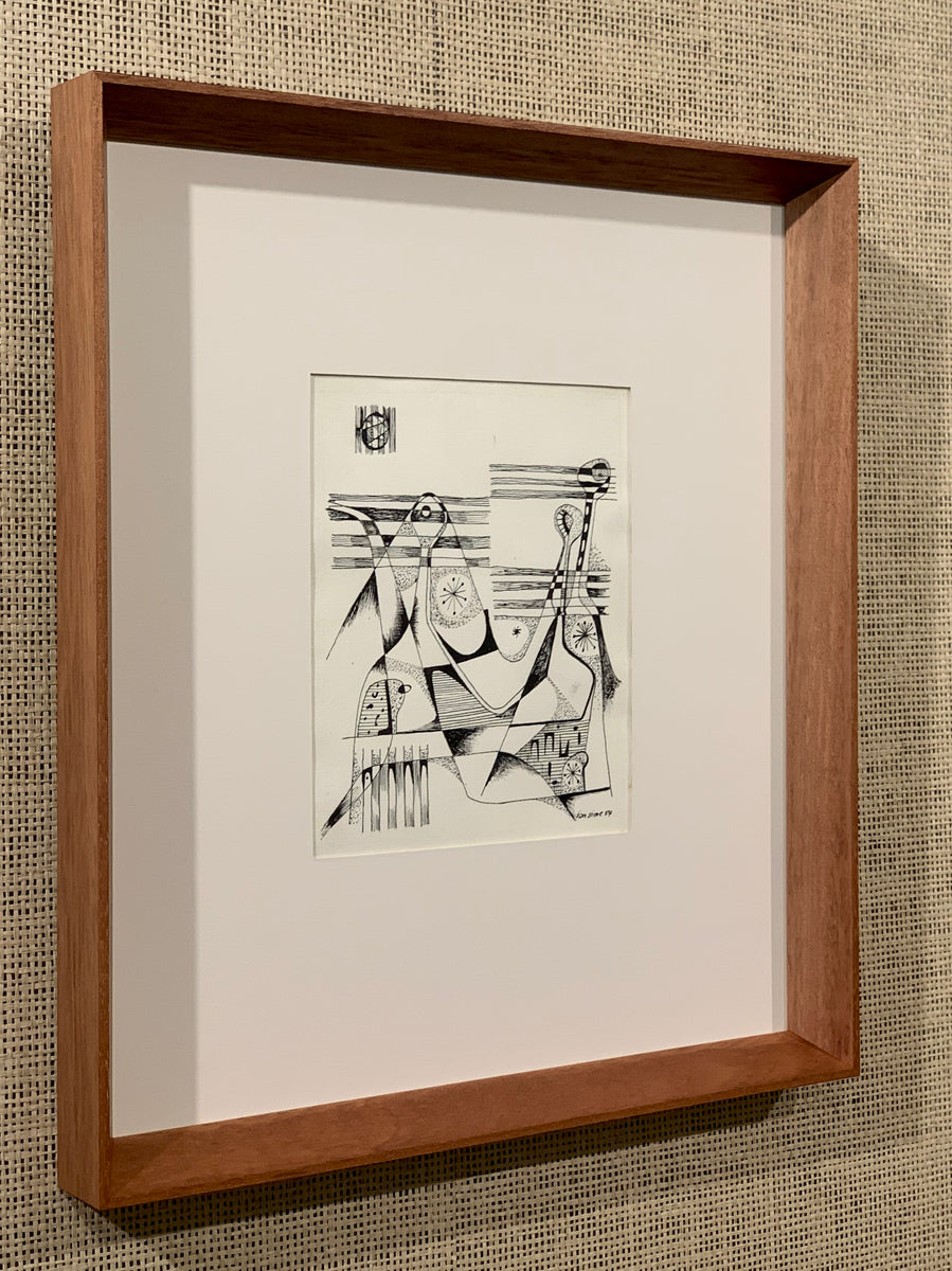 'Black and White Abstract' by Ian Sime – gallery midlandia