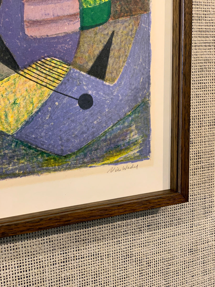 'Untitled' (Abstract lithograph) by Nils Wedel – gallery midlandia