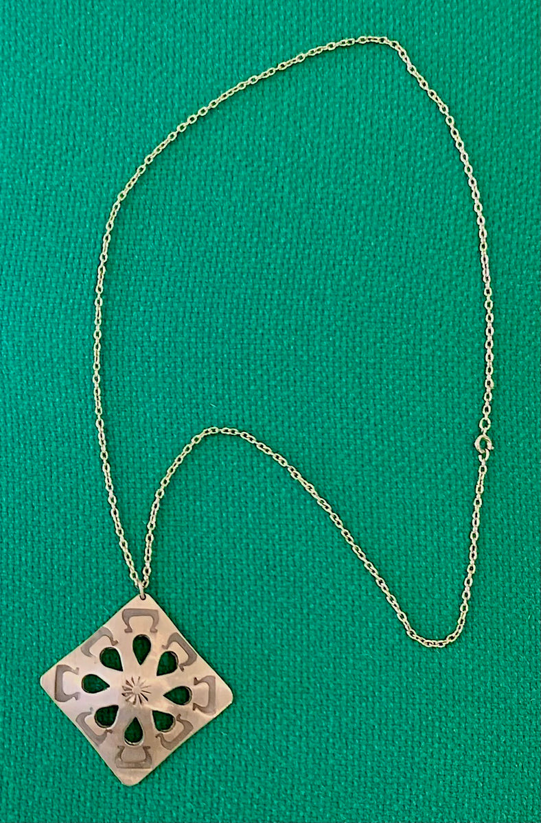 Rolf Buodd pewter Modernist Viking pendant necklace – gallery midlandia