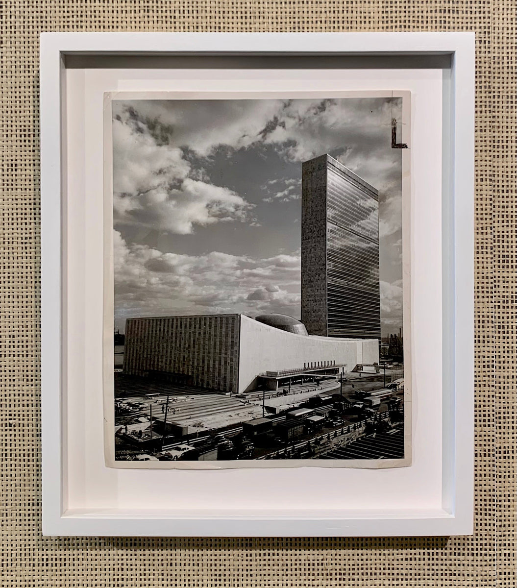 'United Nations General Assembly Building' - original vintage press ph ...